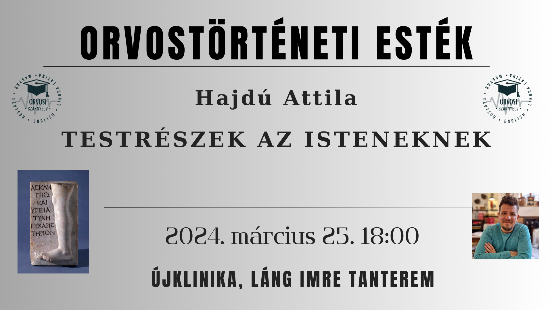 Szegedi Tudományegyetem | Testrészek az isteneknek - Orvostörténeti ...